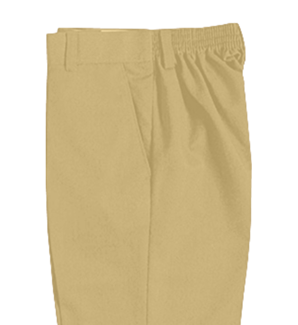 Order Beige Elastic Pants Online – Youniform