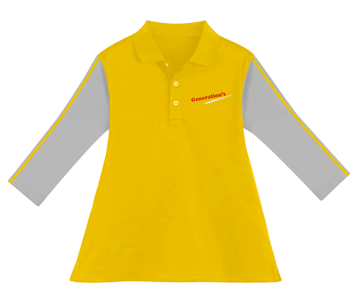 Order Generation's Girls Full Sleeves Sports Polo Online – Youniform